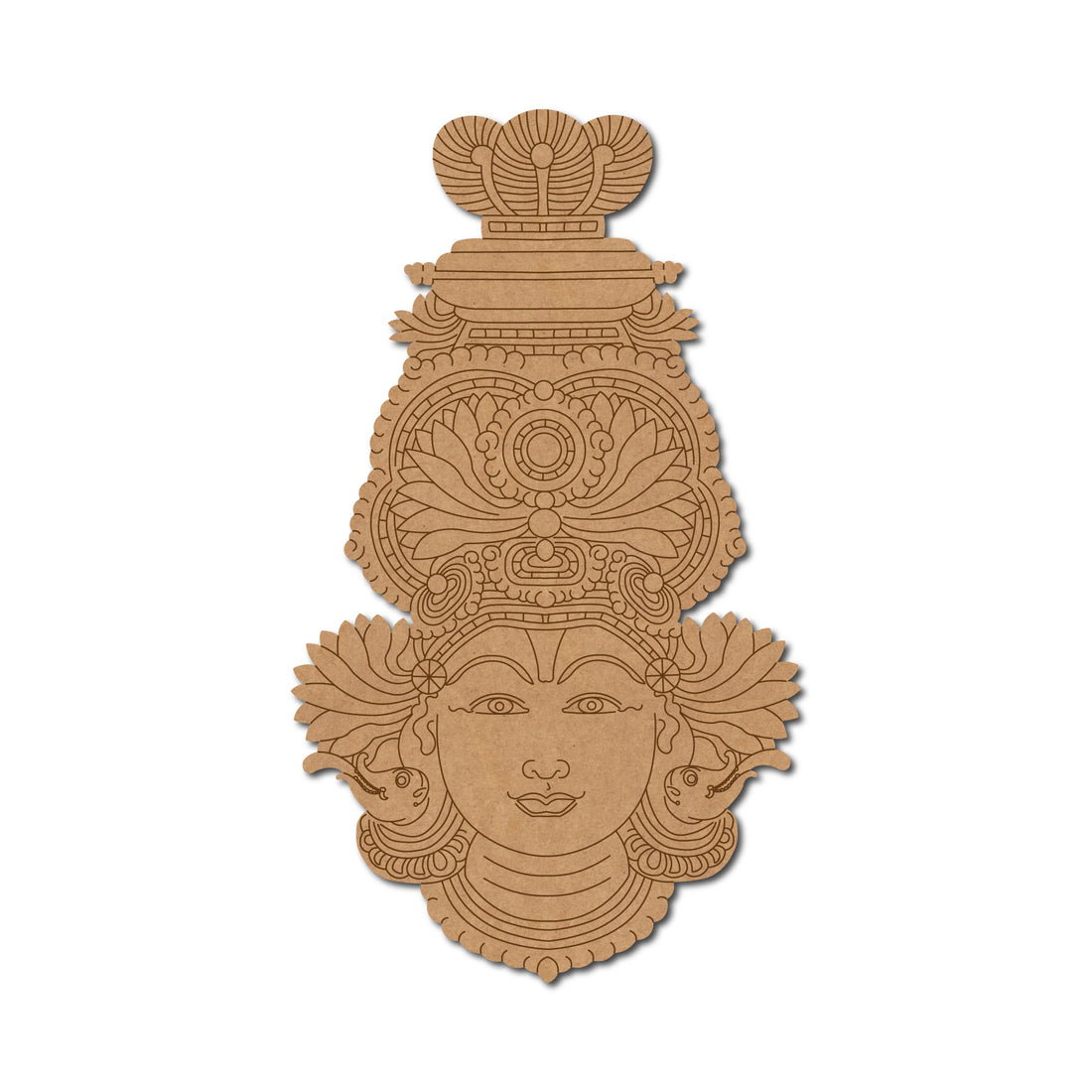 Goddess Mariamman Pre Marked MDF Design 1 – Woodle India