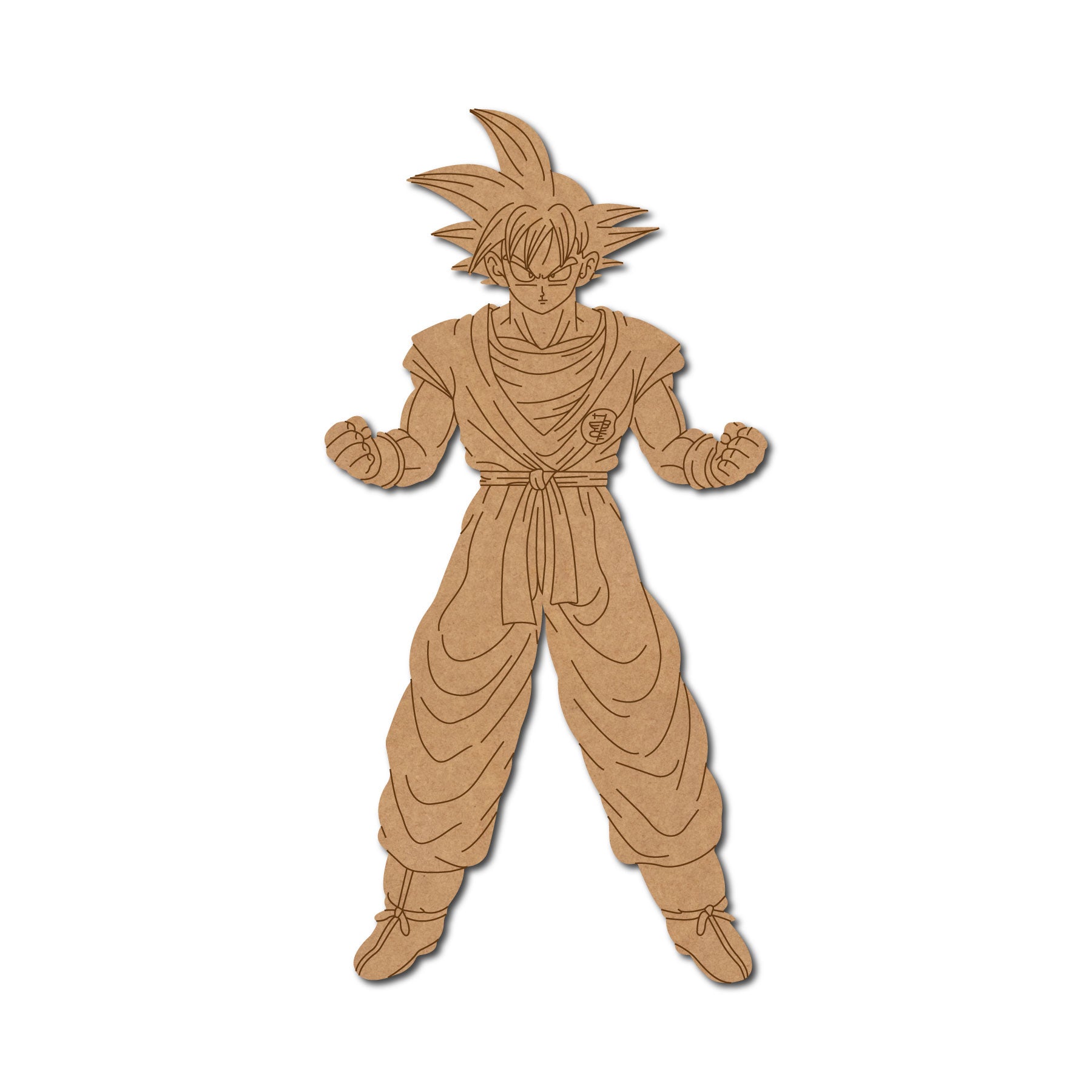 Goku Dragon Ball Z Pre Marked MDF Design 3 – Woodle India