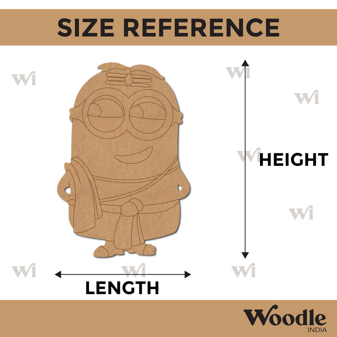 Minion Pre Marked MDF Design 4 – Woodle India
