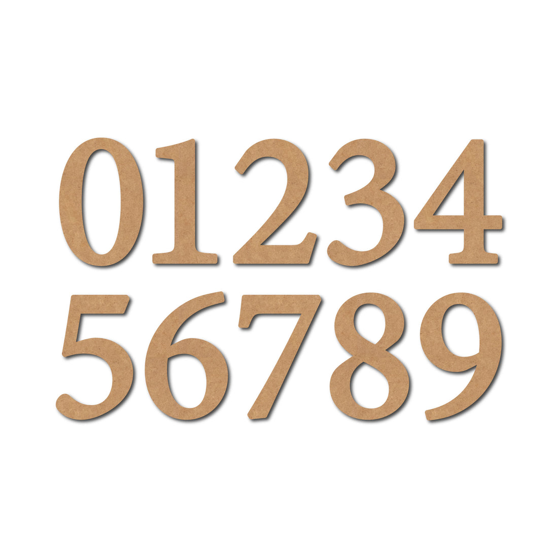 Numbers Set Cutout MDF Design 1 – Woodle India