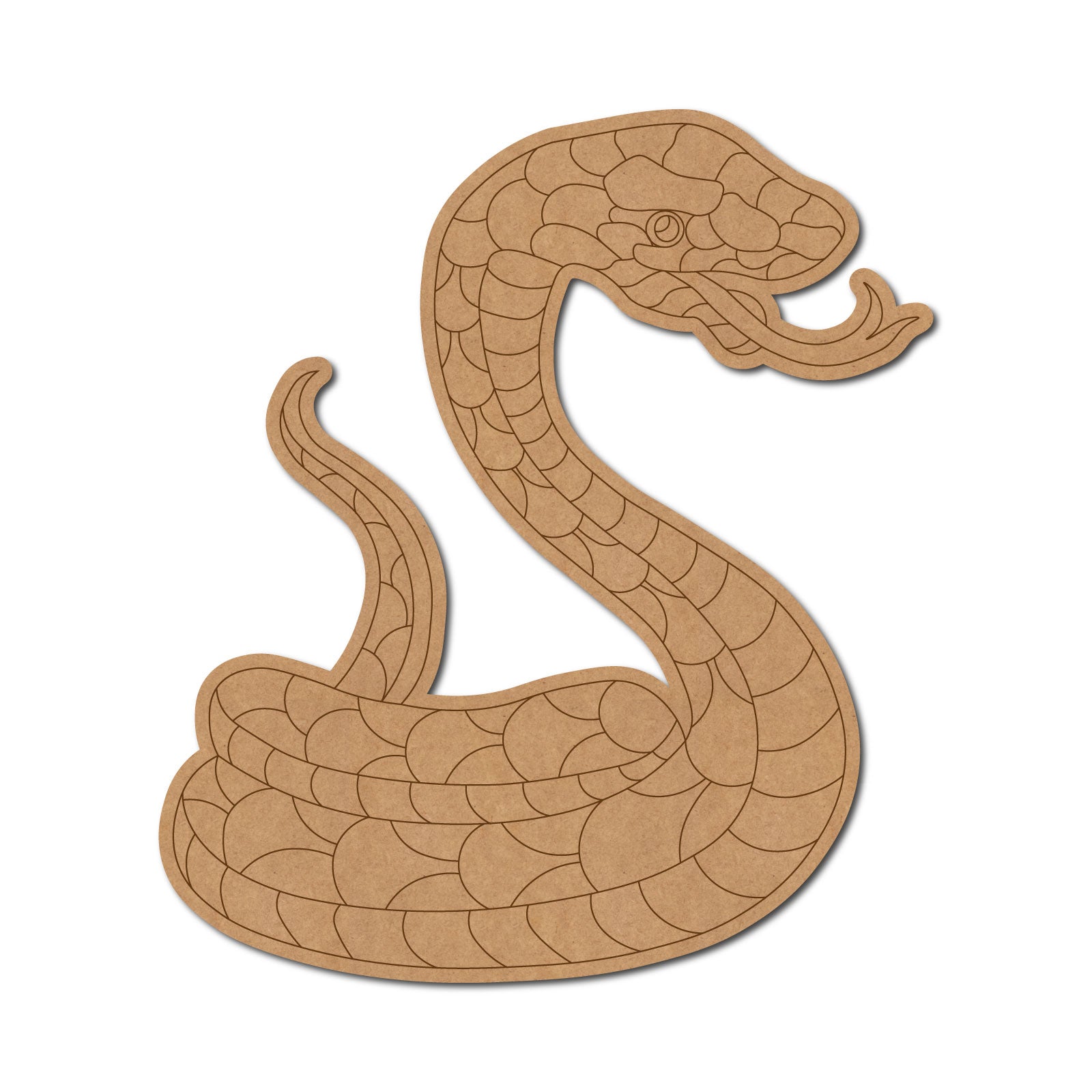 Snake Pre Marked MDF Design 3 – Woodle India